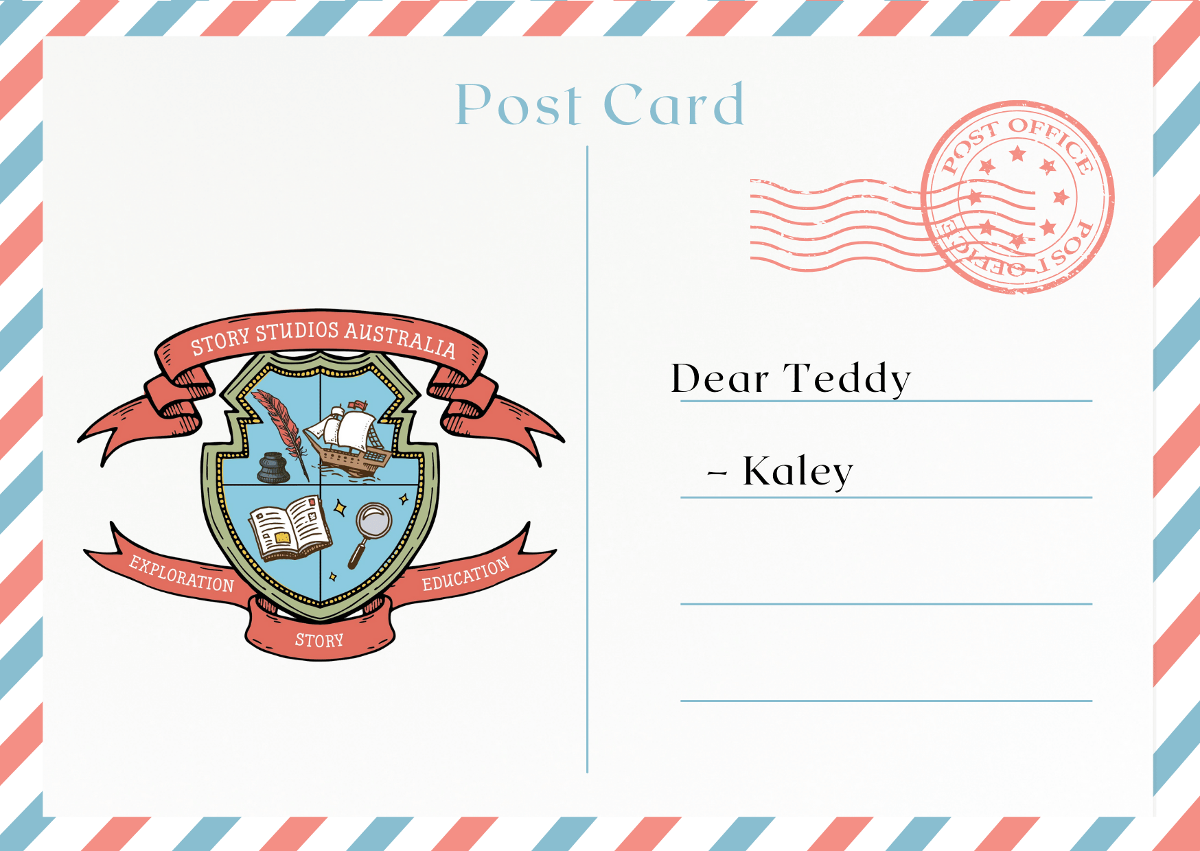 Dear Teddy - Story Studios Australia